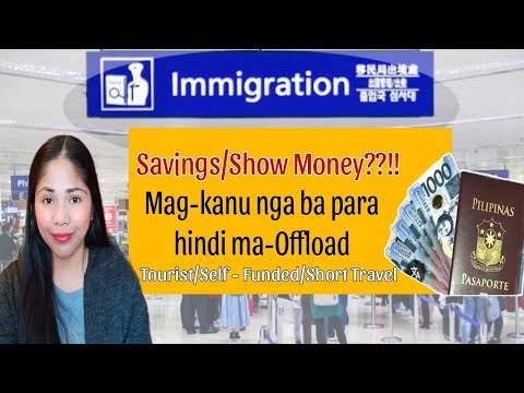Philippine Immigration Savings Requirements for FILIPINO Traveling ...