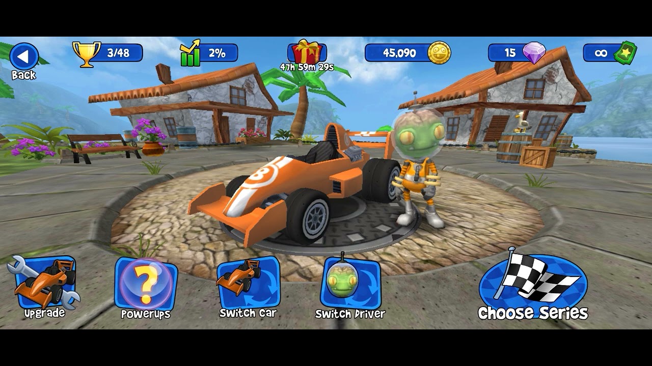completing easy street in bb racing 1 #beachbuggyracing # ...