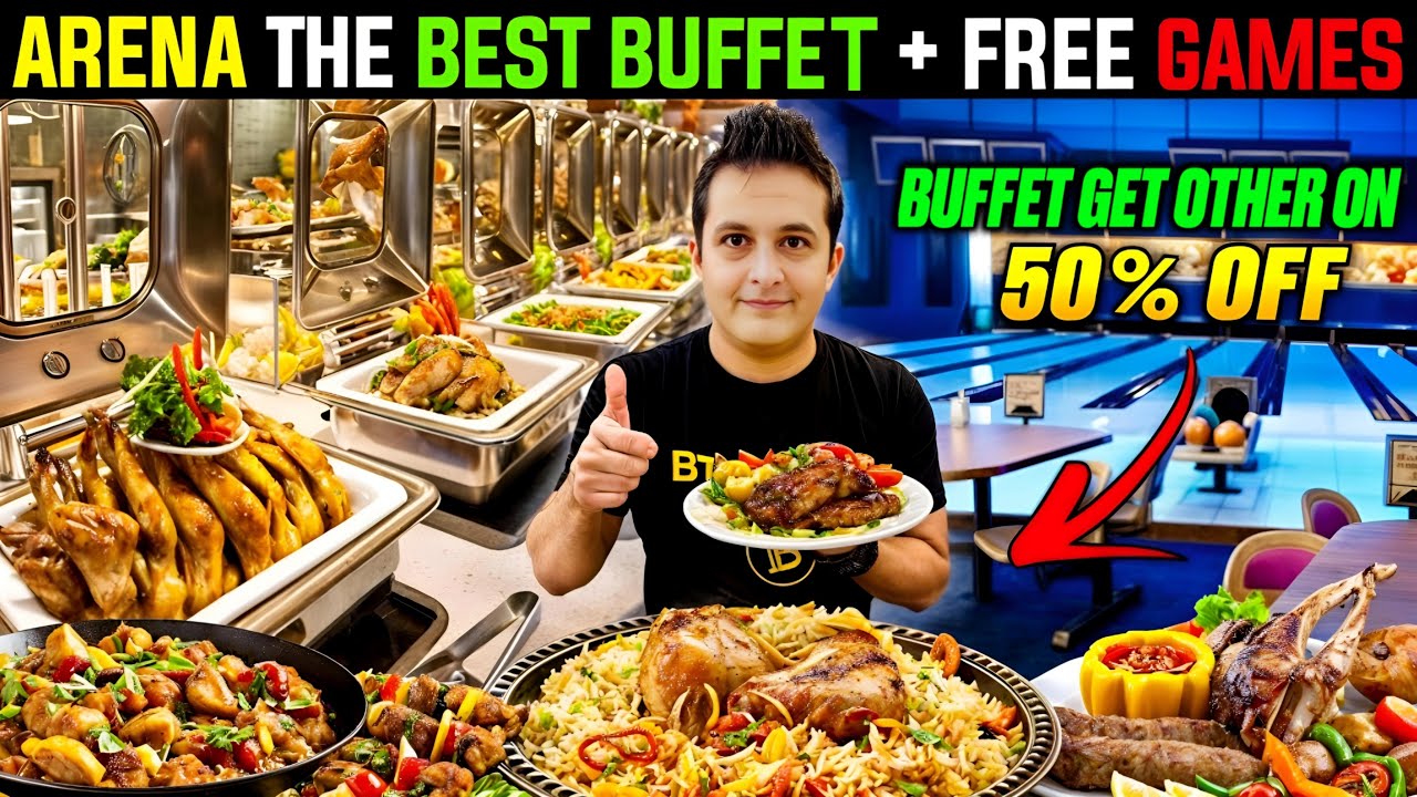Arena Rangoli Best Buffet Restaurant in Karachi + Free Games! 😍 (50% ...