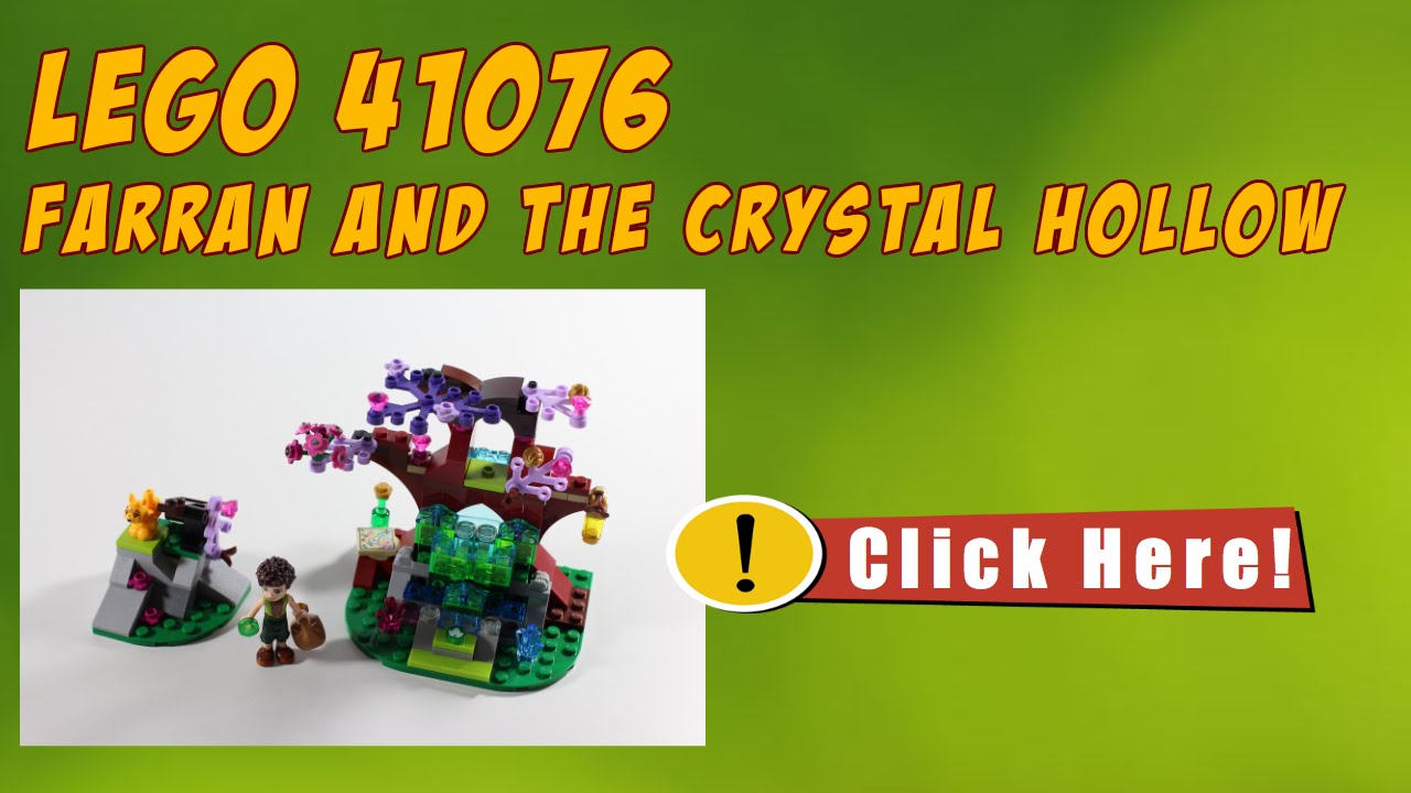 LEGO 41076 Farran and the Crystal Hollow - Speed Build LEGO Elves 41076 ...