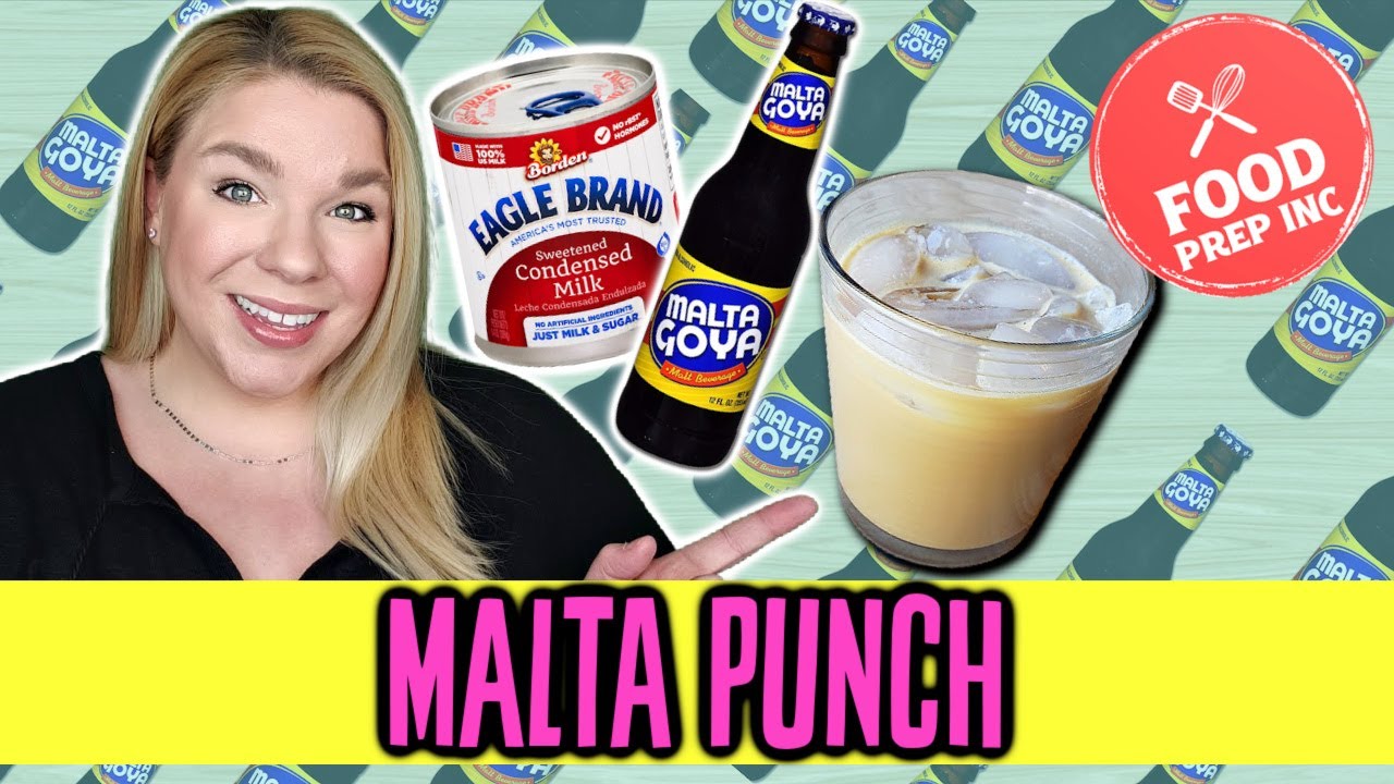 How To Make Malta Con Leche Condensada Malta Punch - YouTube