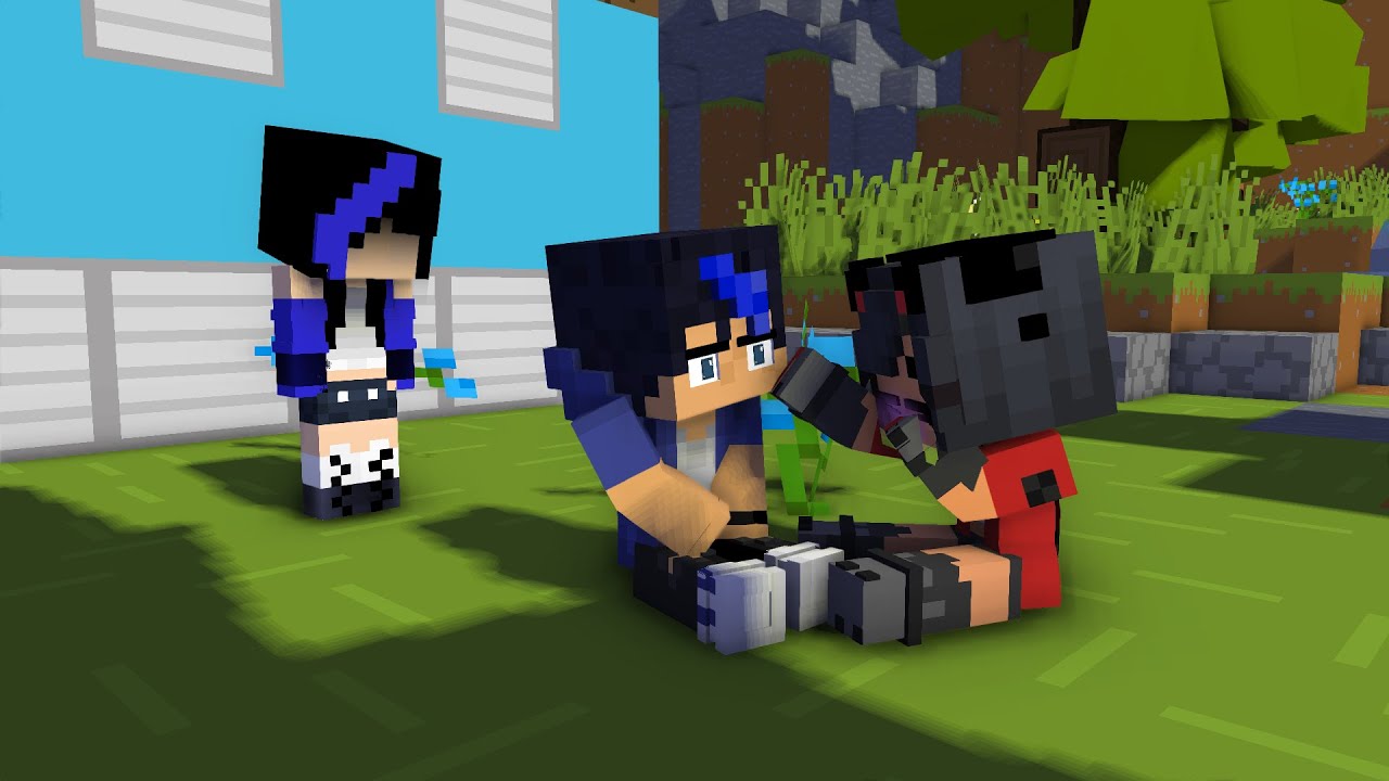 ANGRY EIN GF CUTE WITH EIN AND APHMAU WARE WOLF CUTE -minecraft ...