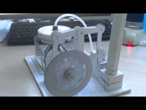 Steam Engine from Cardboard. - YouTube