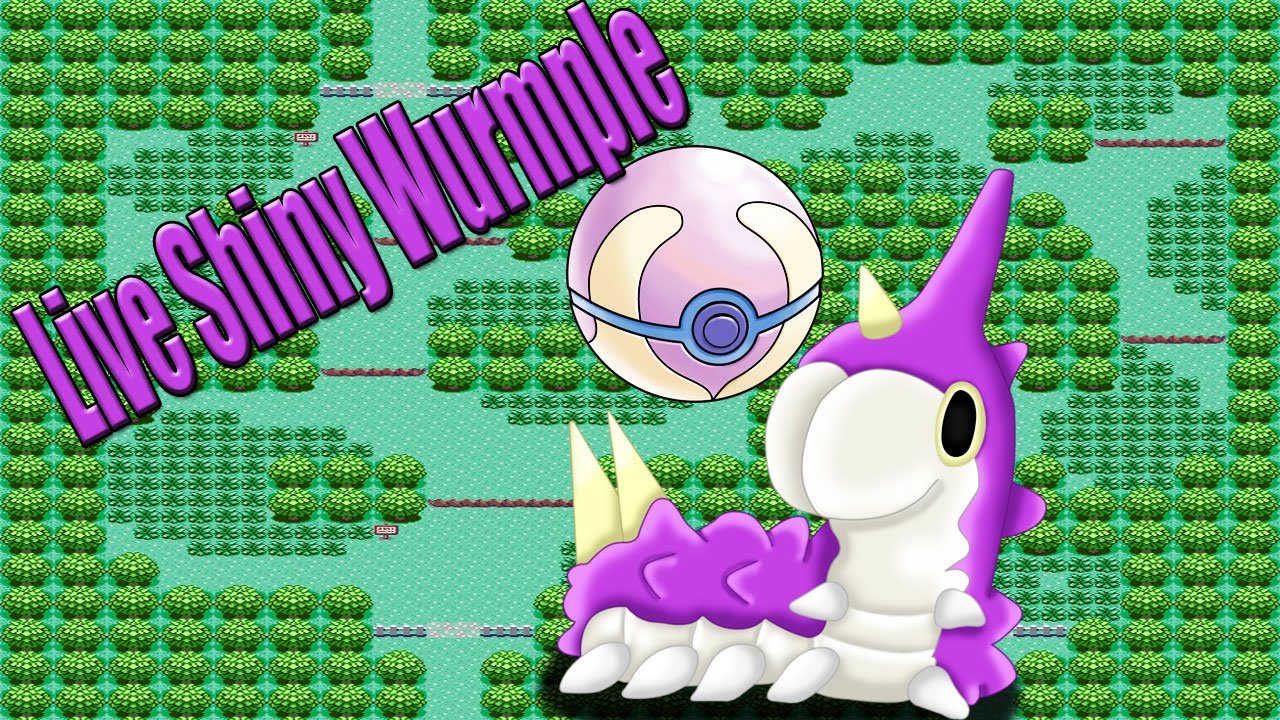 Live Shiny Wurmple After 1083 on Pokemon Omega Ruby - YouTube
