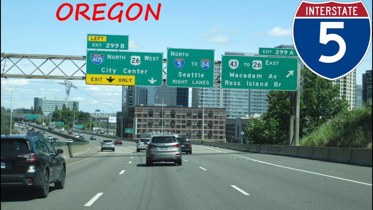 Interstate 5 - Oregon northbound [FULL LENGTH VIDEO] - YouTube