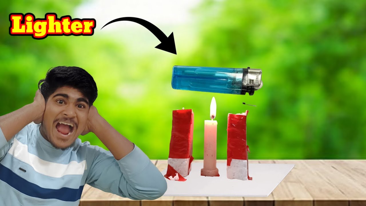 Lit a lighter on a candle🕯️|| mombatti ke upar lighter jalane se kya ...