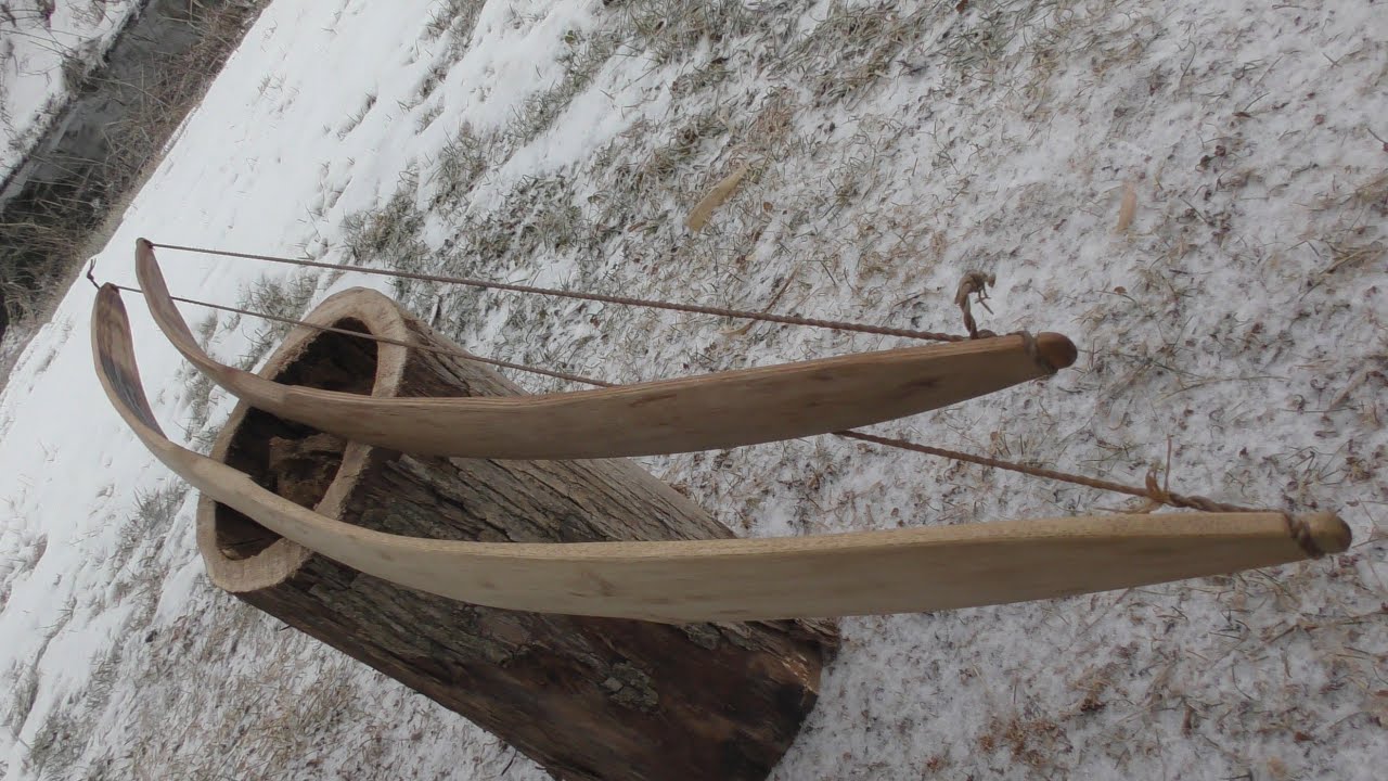 Making Self Bows. 2 Bows From 1 Stave - YouTube