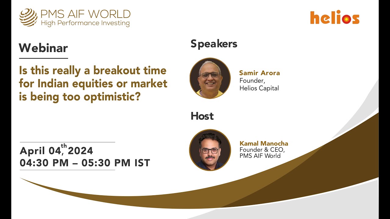 Is this really a breakout time for Indian equities or market is being too optimistic? - YouTube