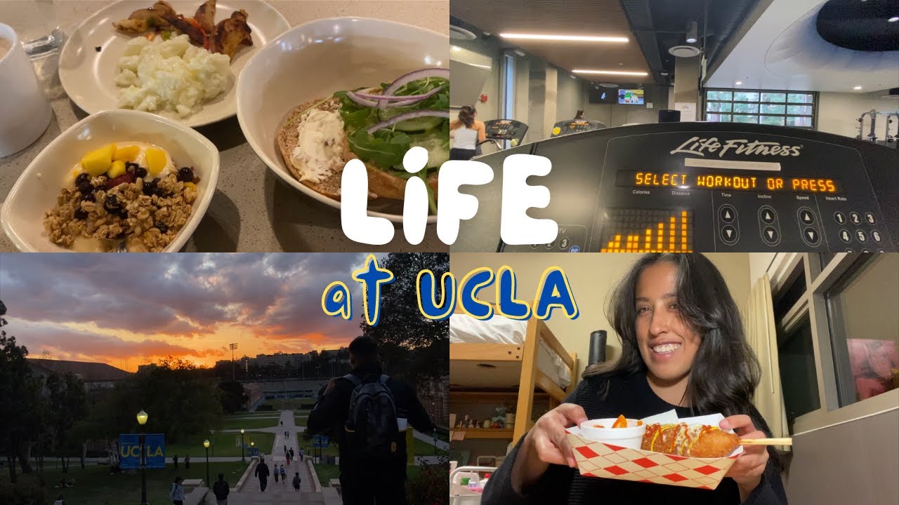 life at UCLA as a college freshman | eating delicious food, pretty ...