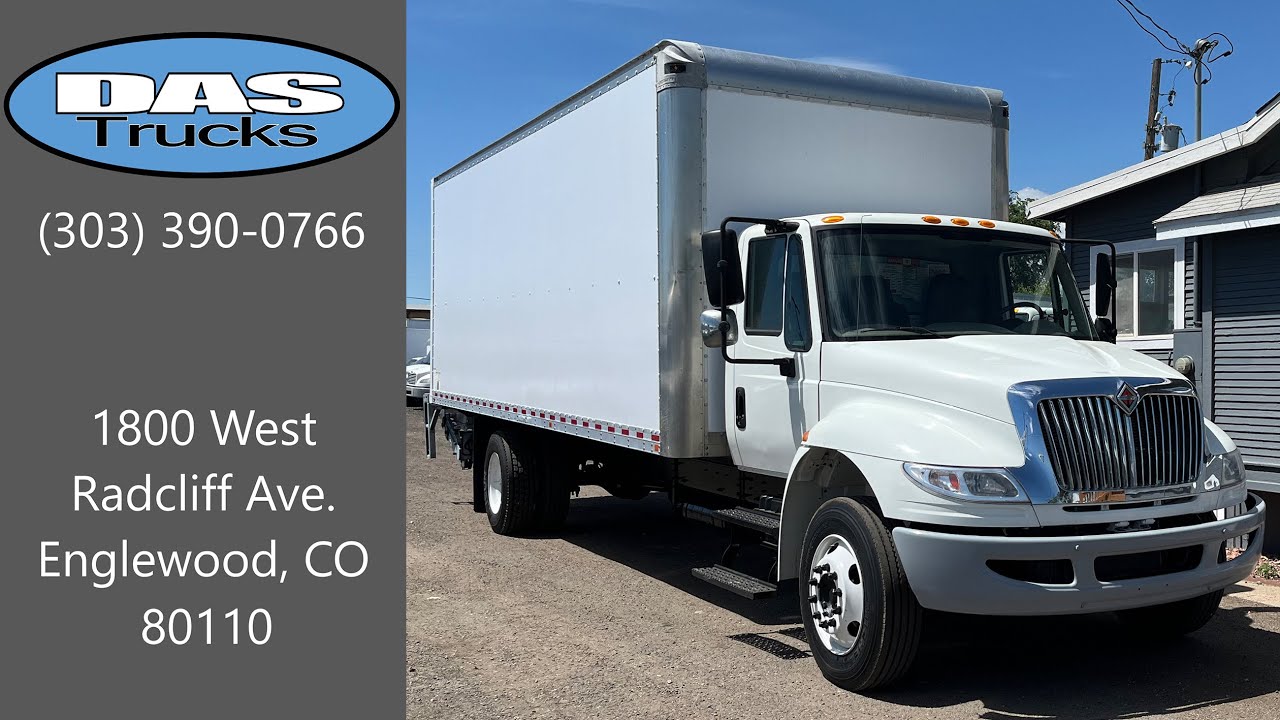 2017 International DuraStar 4300 | 26’ Box Truck W/ Liftgate and Ramp ...