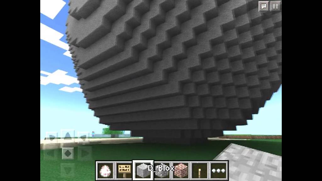 Large Sphere:Minecraft Pocket Edition - YouTube