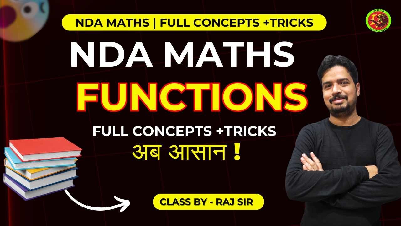 Functions in One Shot for NDA 1 2026 | Complete NDA Maths | Full ...