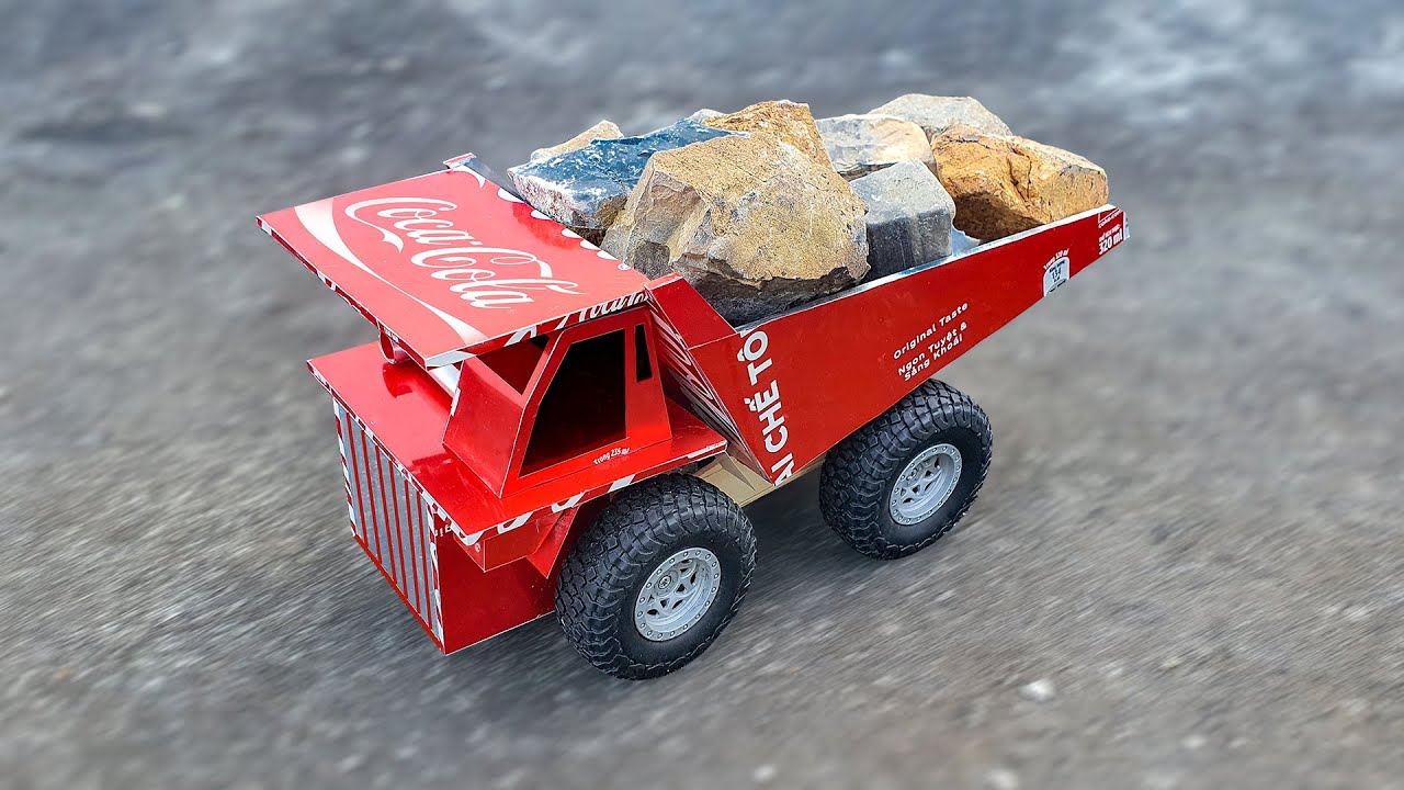 How to Make a Truck from Cans at Home - DIY Super Truck Project - YouTube