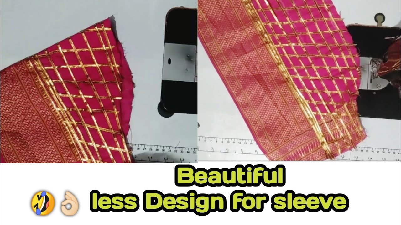 👌🏻Beautiful less design for sleeve || How to make less design ...
