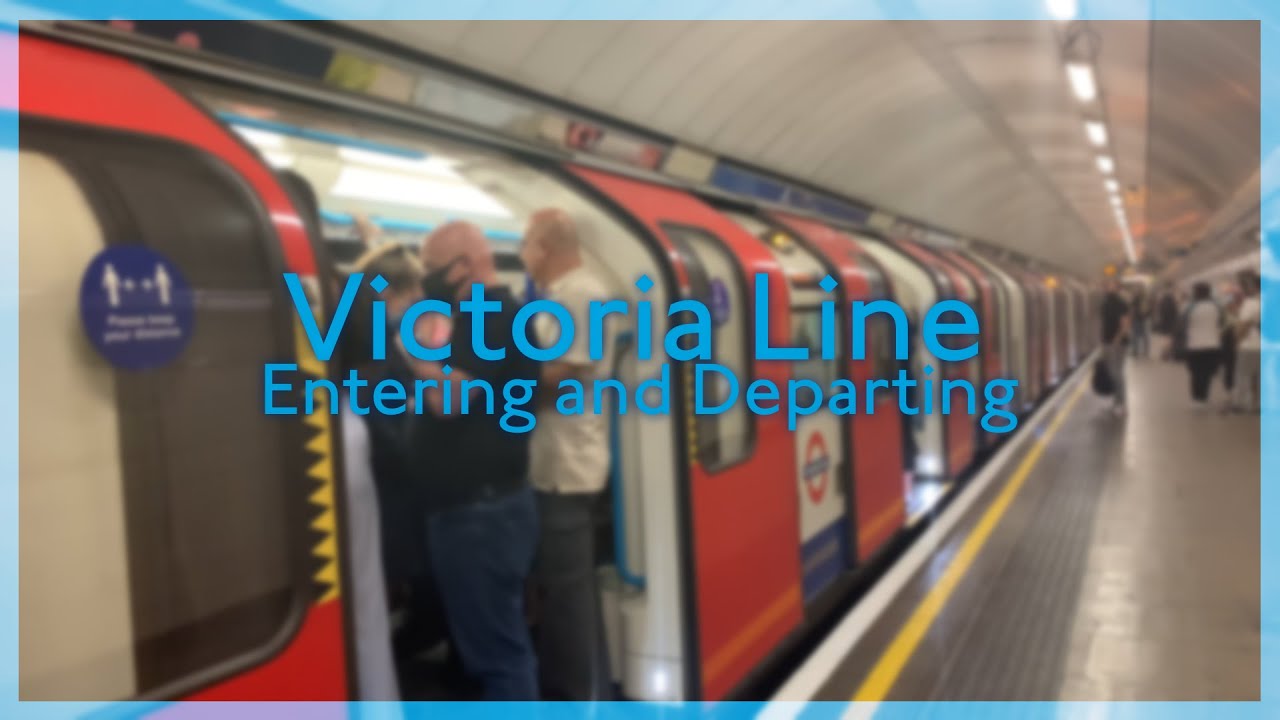 [Exterior View] Victoria Line Entering and Departing Warren Street {4K ...