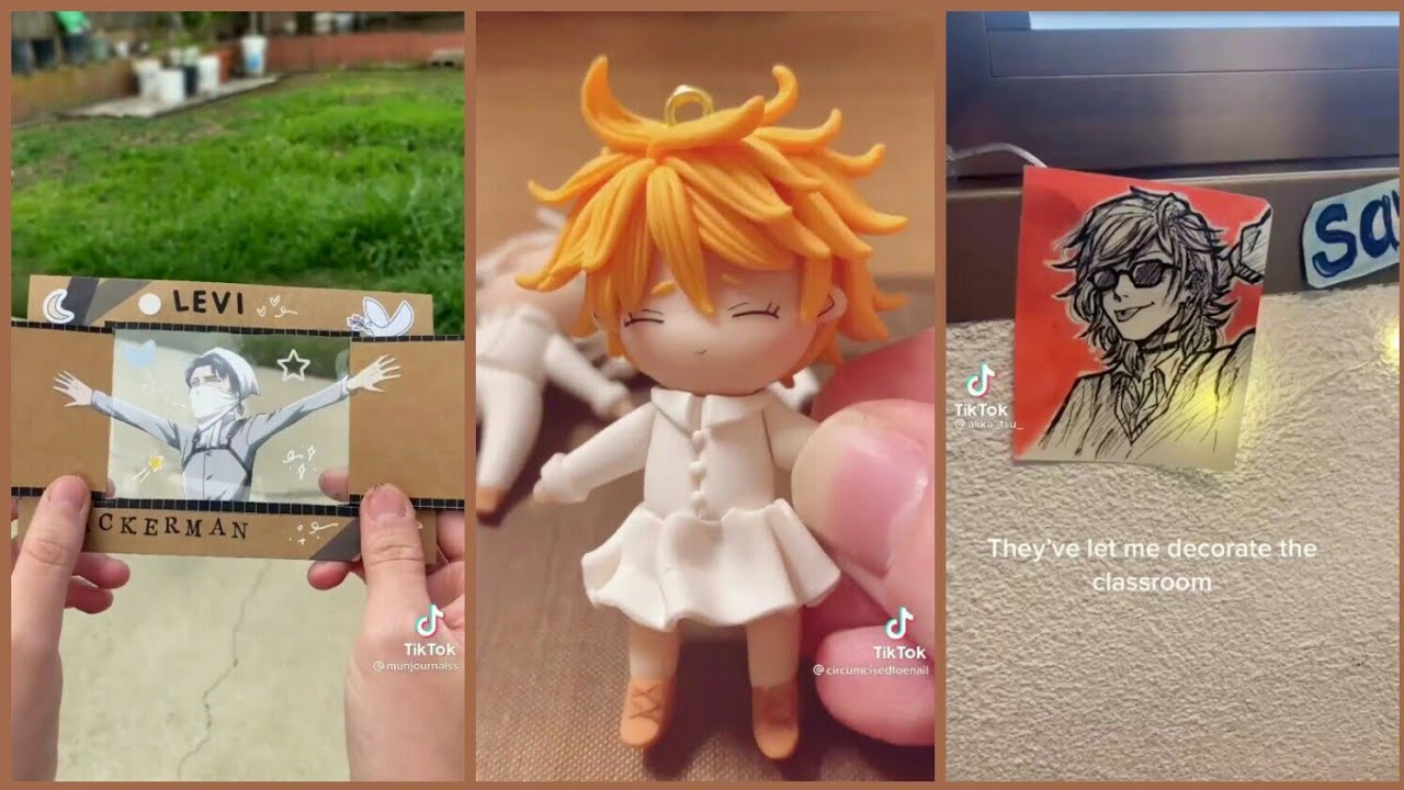 Anime crafts & DIYs part 10 ( cc ) - YouTube