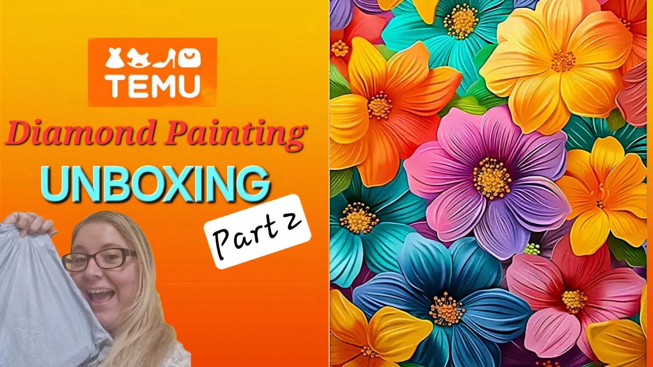 Diamond Painting/Unboxing/Temu/Part 2 - YouTube