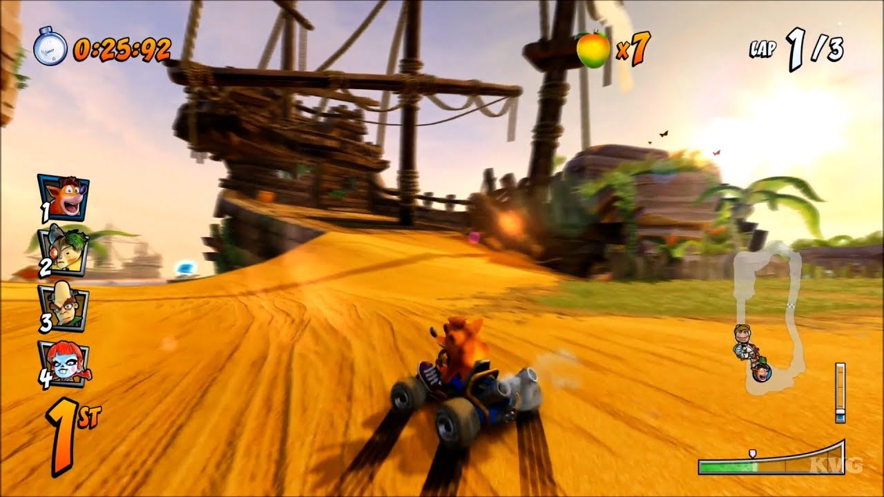Crash Team Racing Nitro-Fueled - Crash Cove Gameplay (PS4 HD ...
