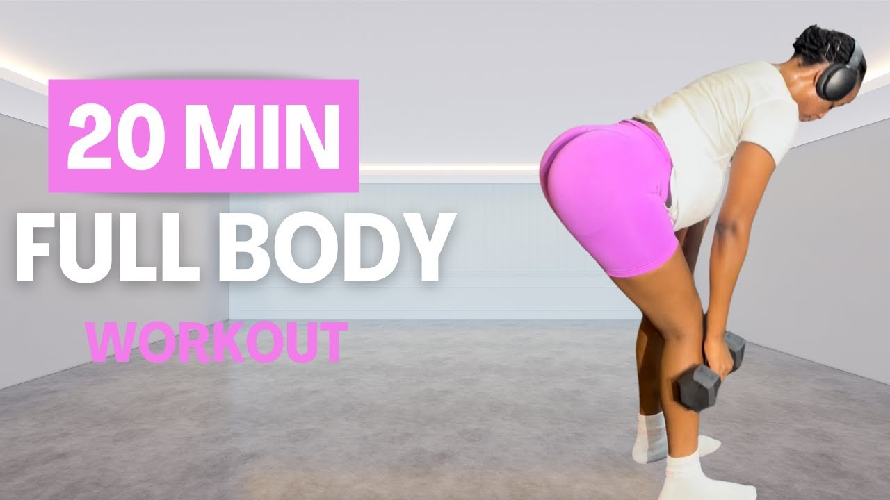 20 minutes Full body workout | strength & muscle building| at Home ...