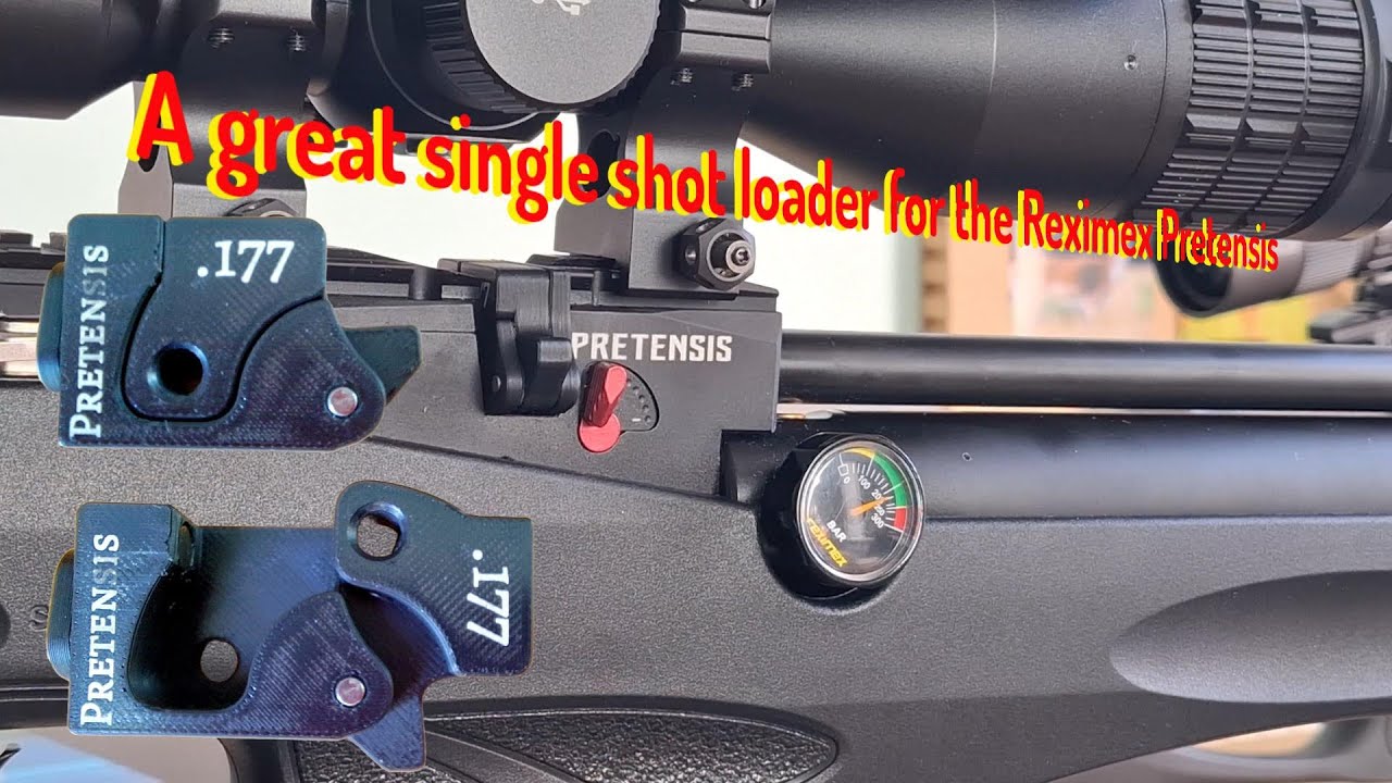 A great new aftermarket single shot loader for the Reximex Pretensis ...