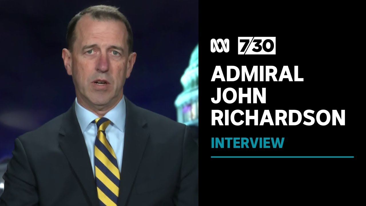 Retired US Admiral John Richardson speaks on the AUKUS submarine deal | 7.30 - YouTube