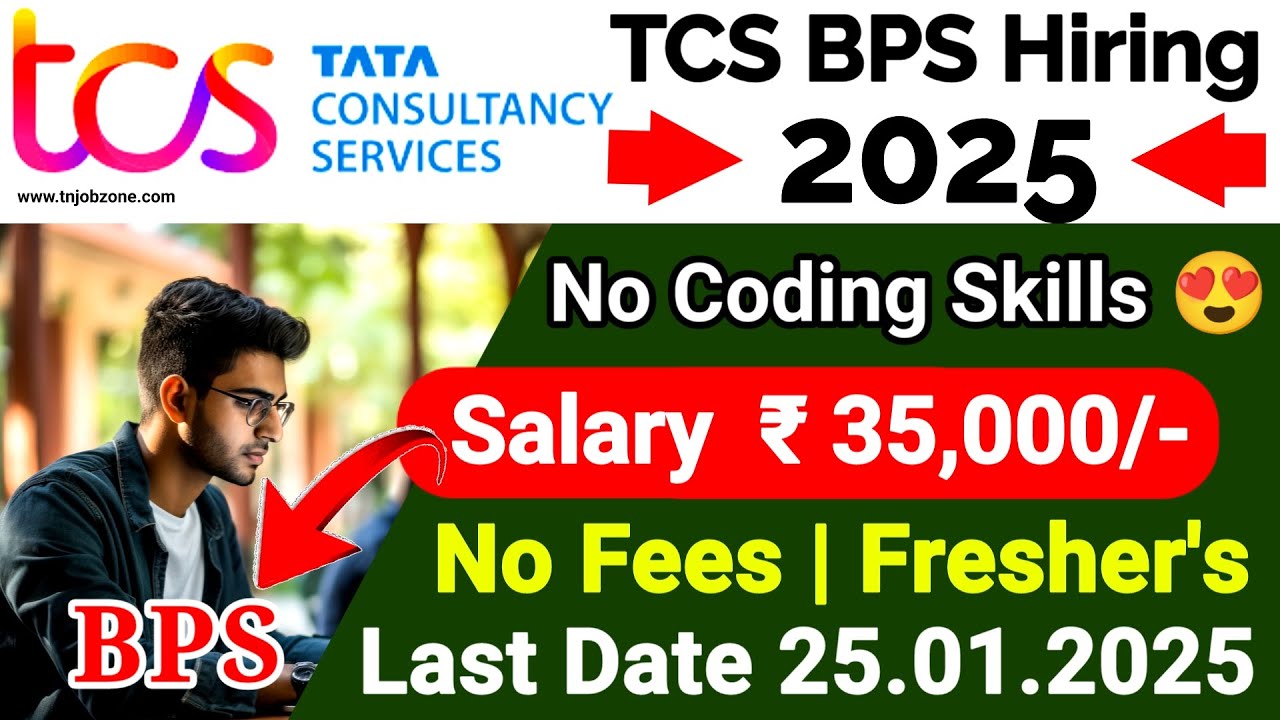 TCS NEW RECRUITMENT 2025 IN TAMIL 😍 TCS BPS HIRING 2025 IN TAMIL👉3500 ...