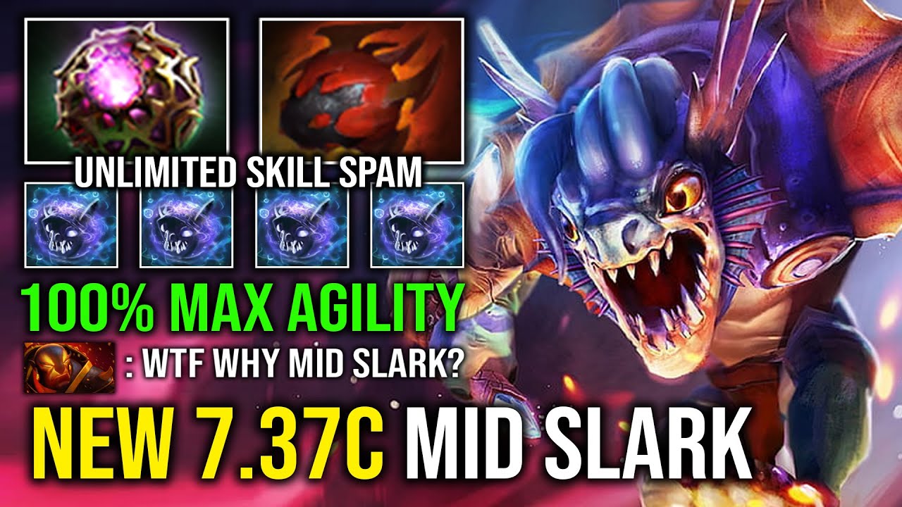 NEW 7.37C OP MID SLARK Unlimited Skill Spam Octarine Dark Pact 100% ...