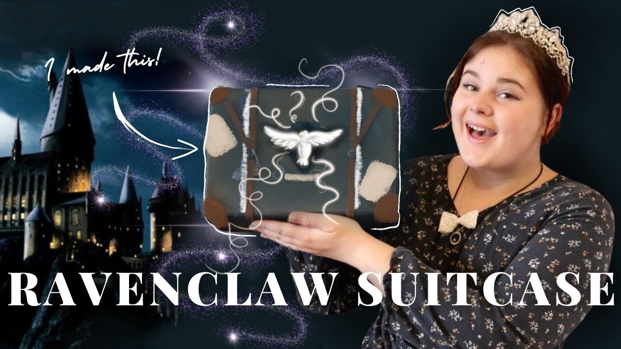 Making a Ravenclaw Suitcase | Harry Potter DIY - YouTube