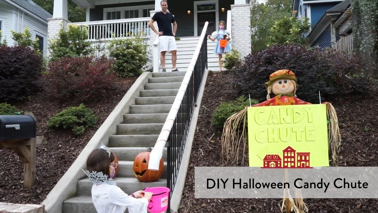 DIY Halloween Candy Chute - YouTube
