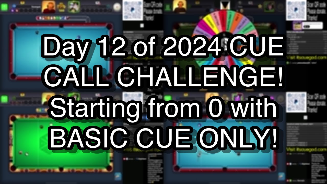 Day 12 of 2024 CUE CALL CHALLENGE! Starting from 0 with BASIC CUE ONLY ...