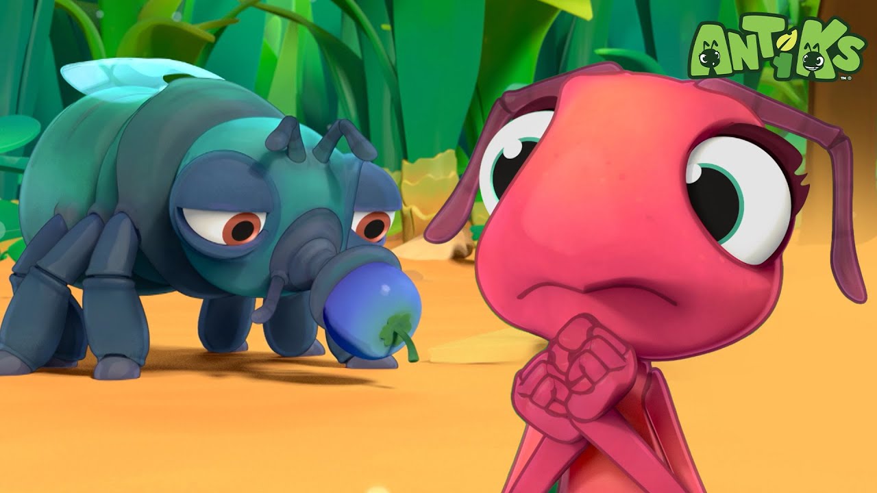 Puppy Ants Eyes | ANTIKS | Funny Cartoons For All The Family! - YouTube