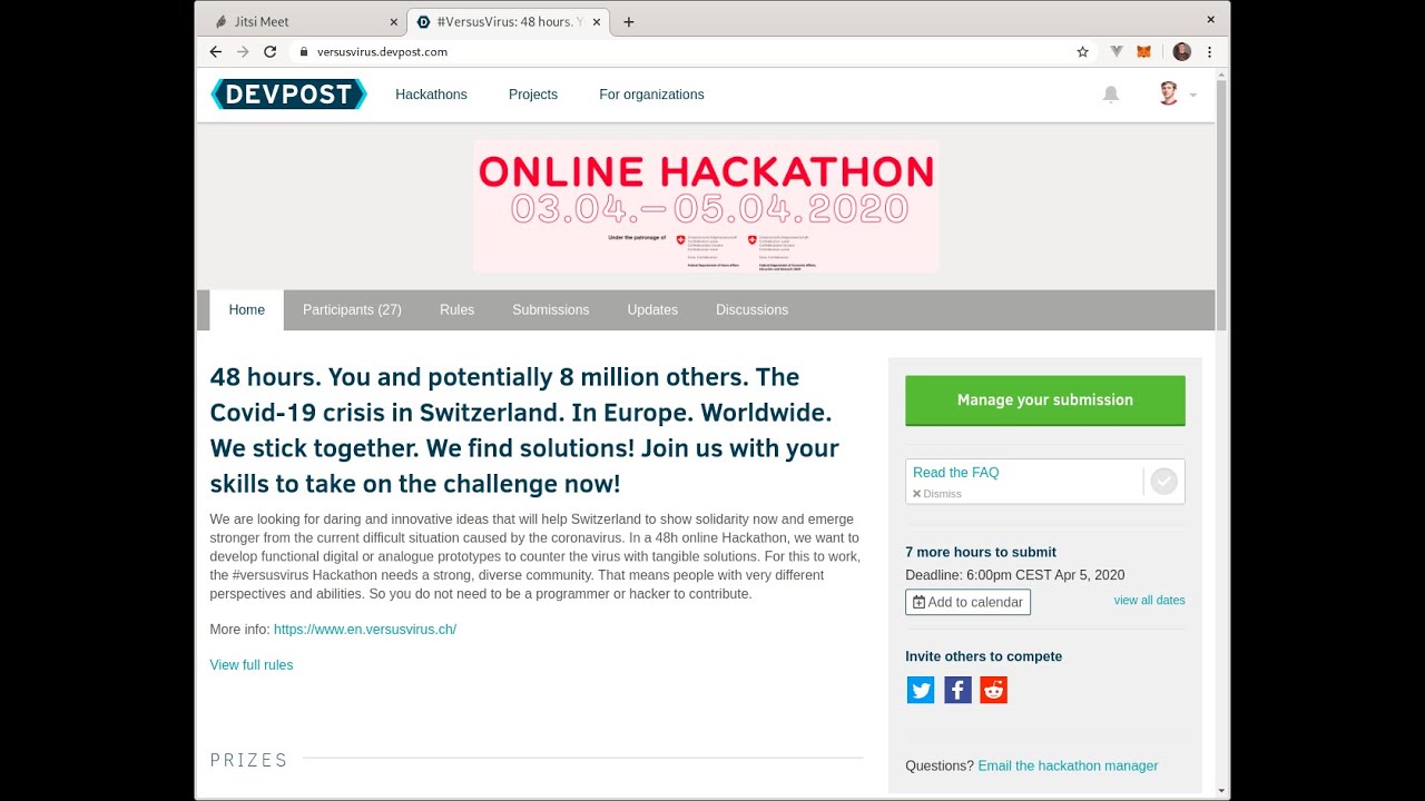Devpost Intro for Versus Virus - YouTube