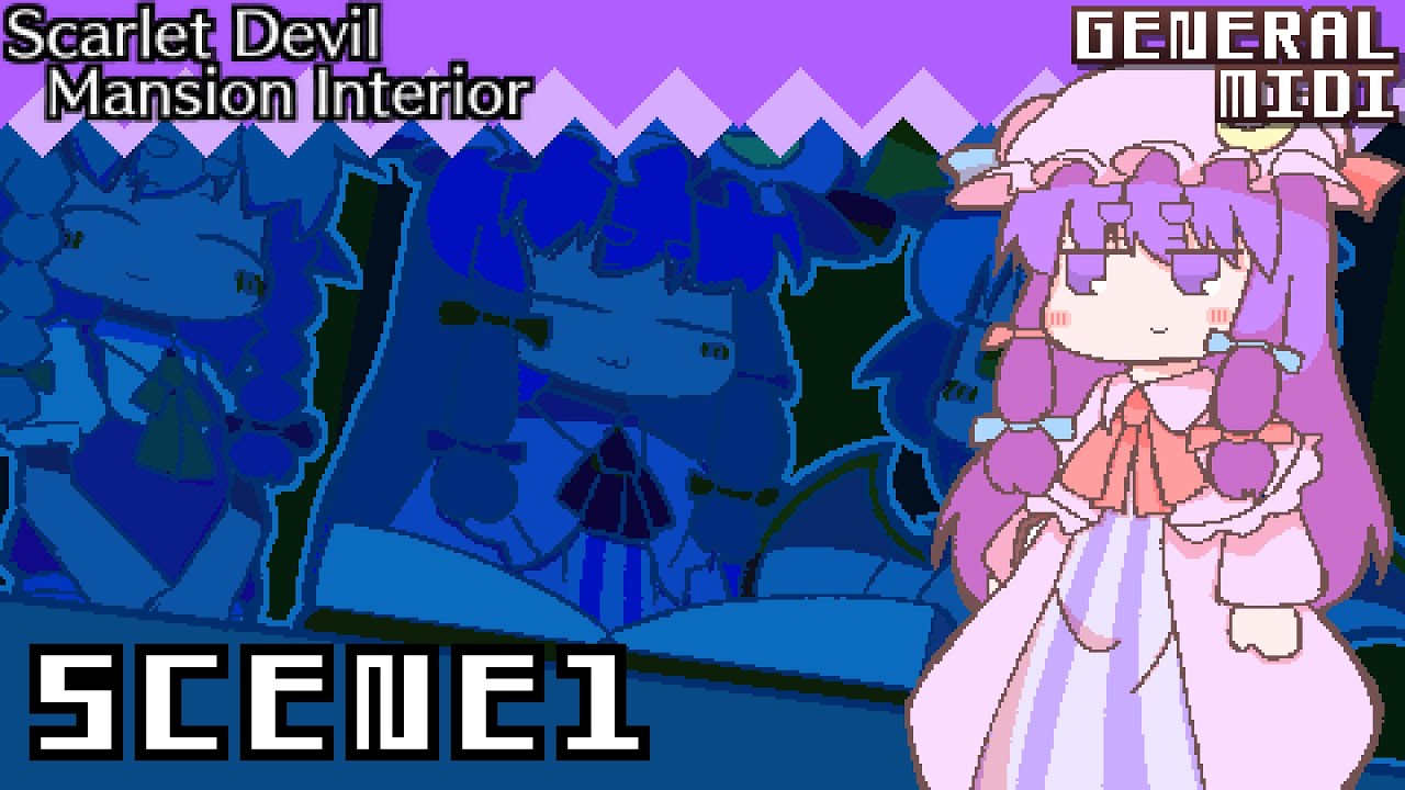 Scarlet Devil Mansion Interior ~ SCENE 1 - Kubinashi Recollection [MIDI ...