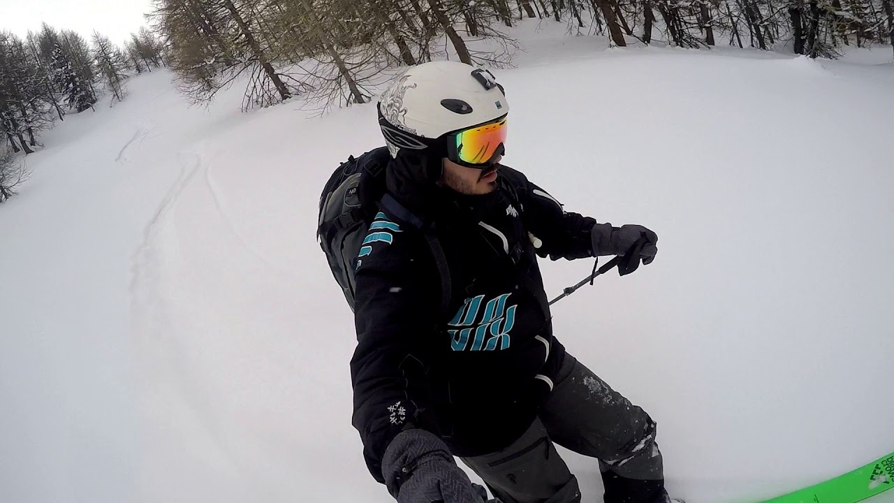 RANDO SNOW SKI BACKCOUNTRY MIRANDOL UBAYE HORS PISTES SPLIT ||GoPro ...