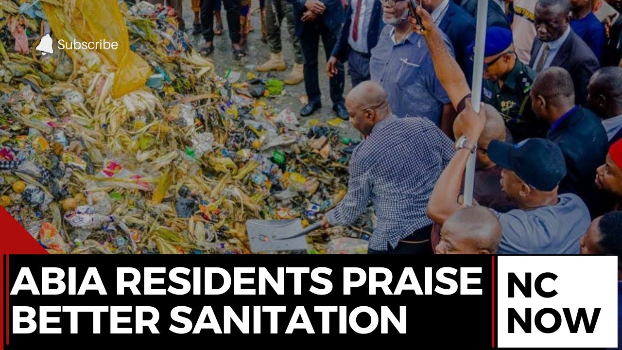 Abia Residents Praise Improved Sanitation - YouTube