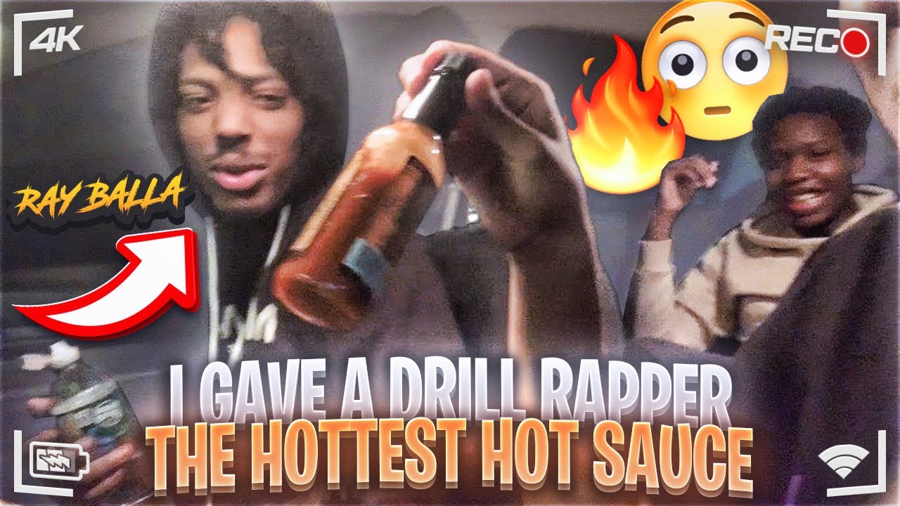 I Gave A Drill Rapper The Worlds Hottest Hot Sauce!!! - YouTube
