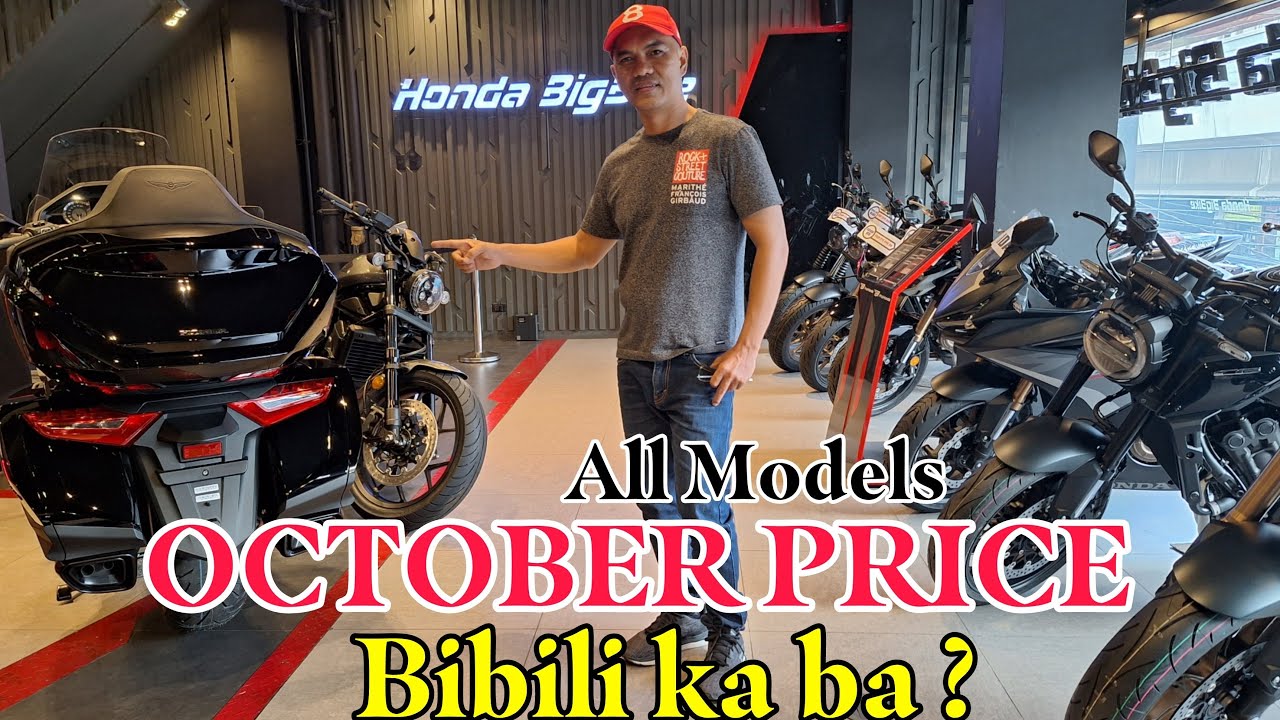 October 2023 Price Update of Honda Big Bikes- JT Triumph Caloocan - SRP ...