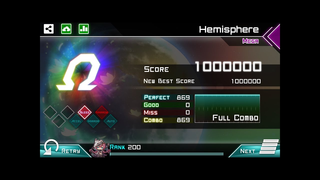 【Dynamix】 Hemisphere MEGA Ω rank!!! - YouTube