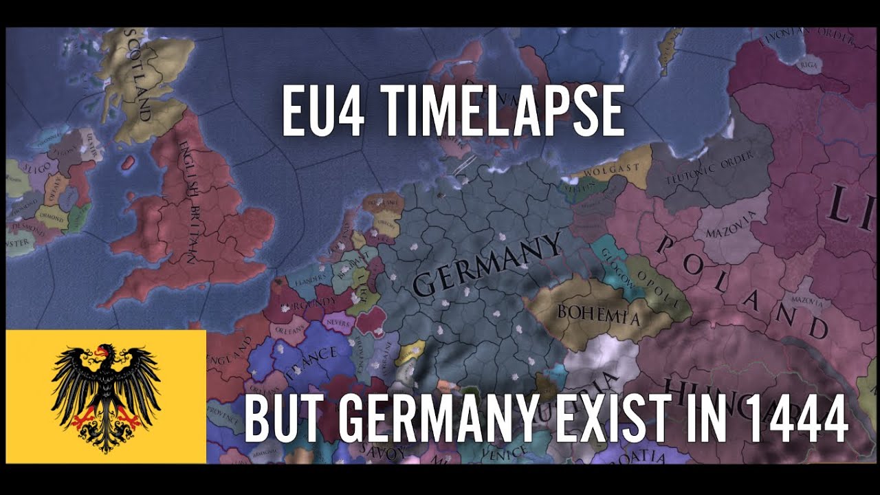 EU4 Timelapse But Germany Exists In 1444 - YouTube