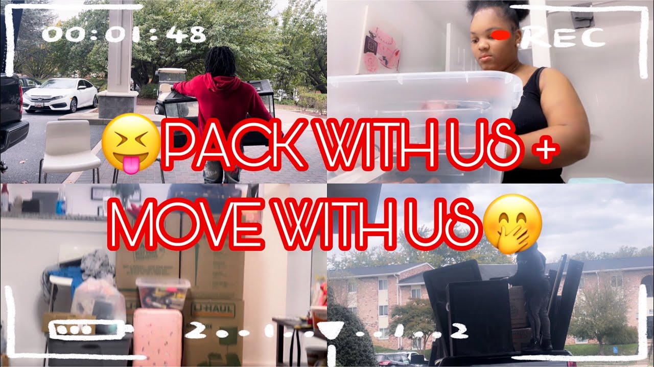 PACK WITH US + MOVE WITH US 🤭 ️… #tcsquad #smallyoutuber # ...