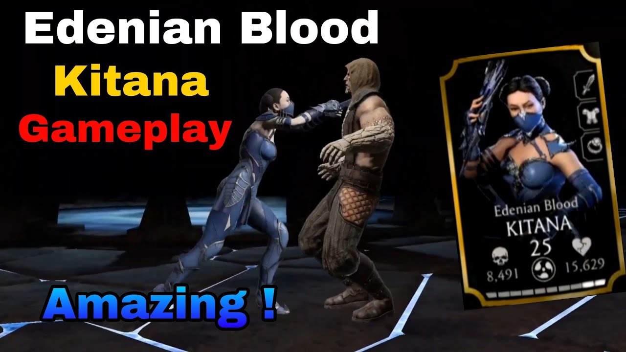 New Passive Mechanic🔥 | Edenian Blood Kitana Gameplay | Mk Mobile - YouTube