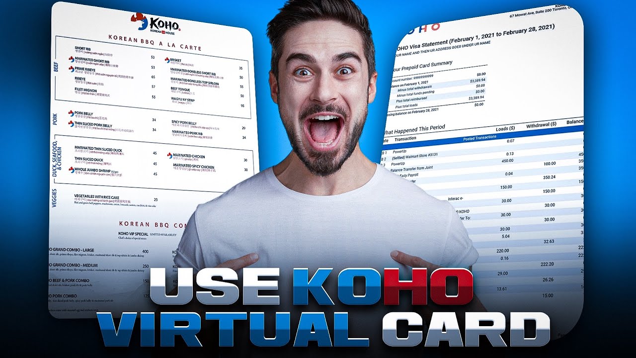 How to USE KOHO VIRTUAL CARD (2024) - YouTube