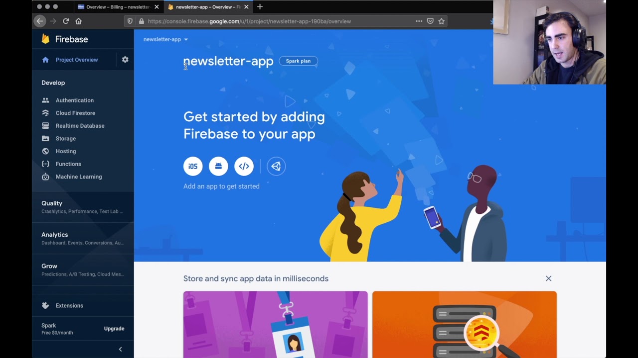 Firebase & TypeScript Hello World (Part 1) - YouTube