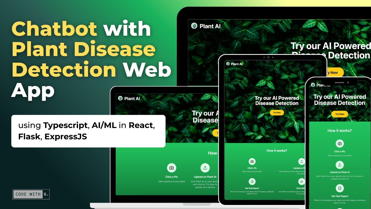 (Part 6) Plant Disease Detection Part | Build a Real-World Web App with AI & Backend in React ...