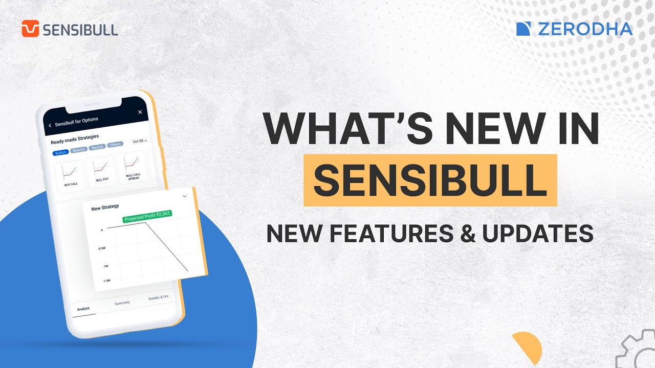 What's new in Sensibull: New features and updates - YouTube