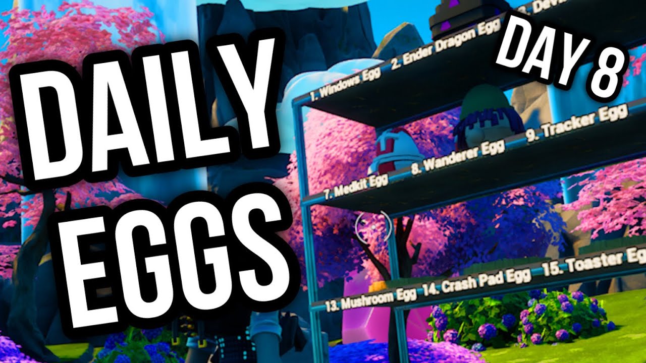 Egg hunt Calendar Day 8 Wanderer Egg - Fortnite Egg Hunt 2 Kebrem (5254 ...