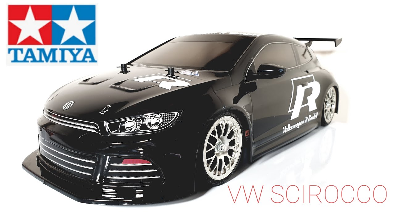 TAMIYA VOLKSWAGEN SCIROCCO. TT-01D. RC CAR. UNBOXING. - YouTube