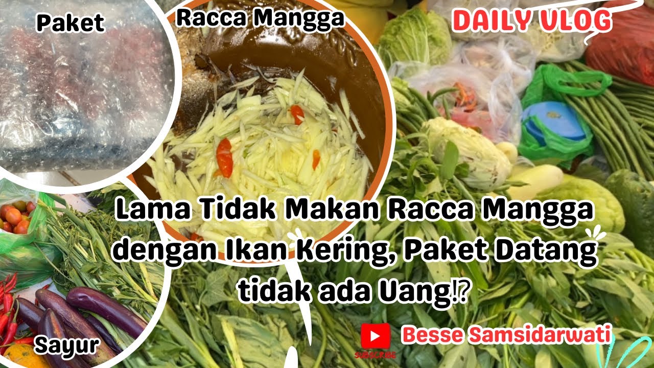 Racca Mangga dengan Ikan Kering, Paket Datang Uang Tidak Ada‼️ - YouTube