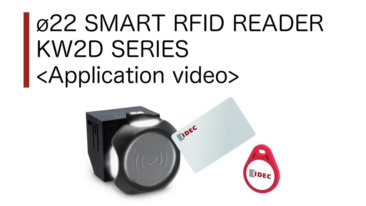 Φ22 Smart RFID Reader KW2D Series (Application video) - YouTube