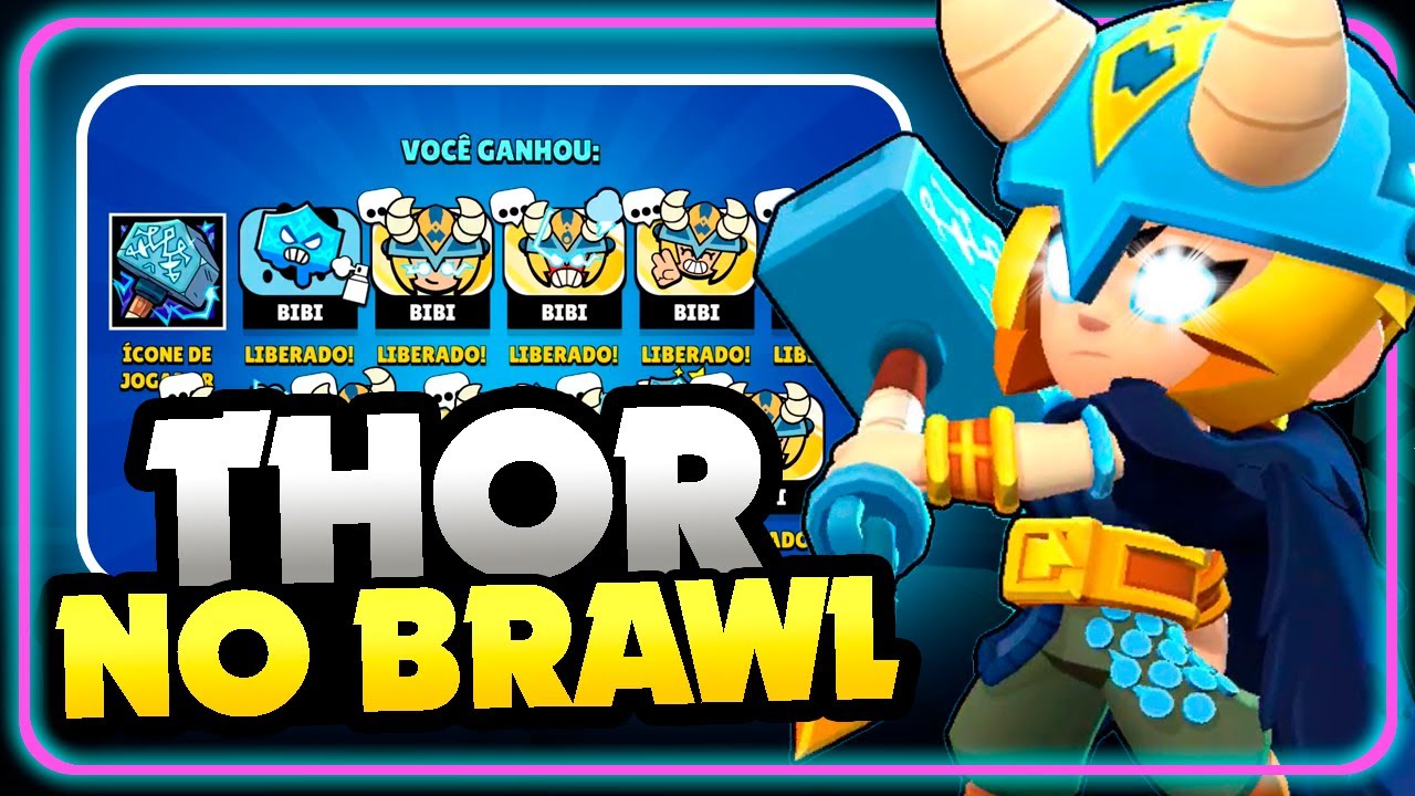 THOR CHEGOU NO BRAWL STARS E JÁ COMPREI A SUA SKIN! #brawlstars # ...